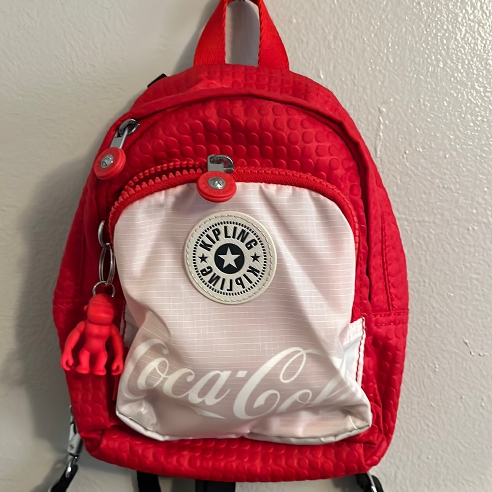 Kipling Delia Mini Backpack Collab With Coca-Cola. - Gem